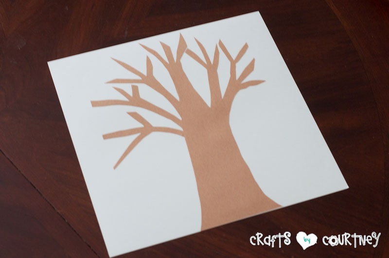 Fun-to Make Fingerprint Apple Tree for Kids