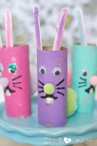 Create Toilet Paper Roll Rabbits for Easter