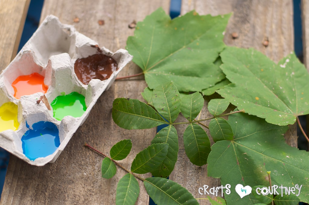 Create a Fun Fall Leaf Stamping Art