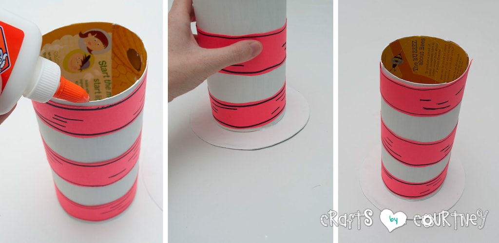 Make a Cat in the Hat Inspired Hat for Dr. Seuss' Birthday