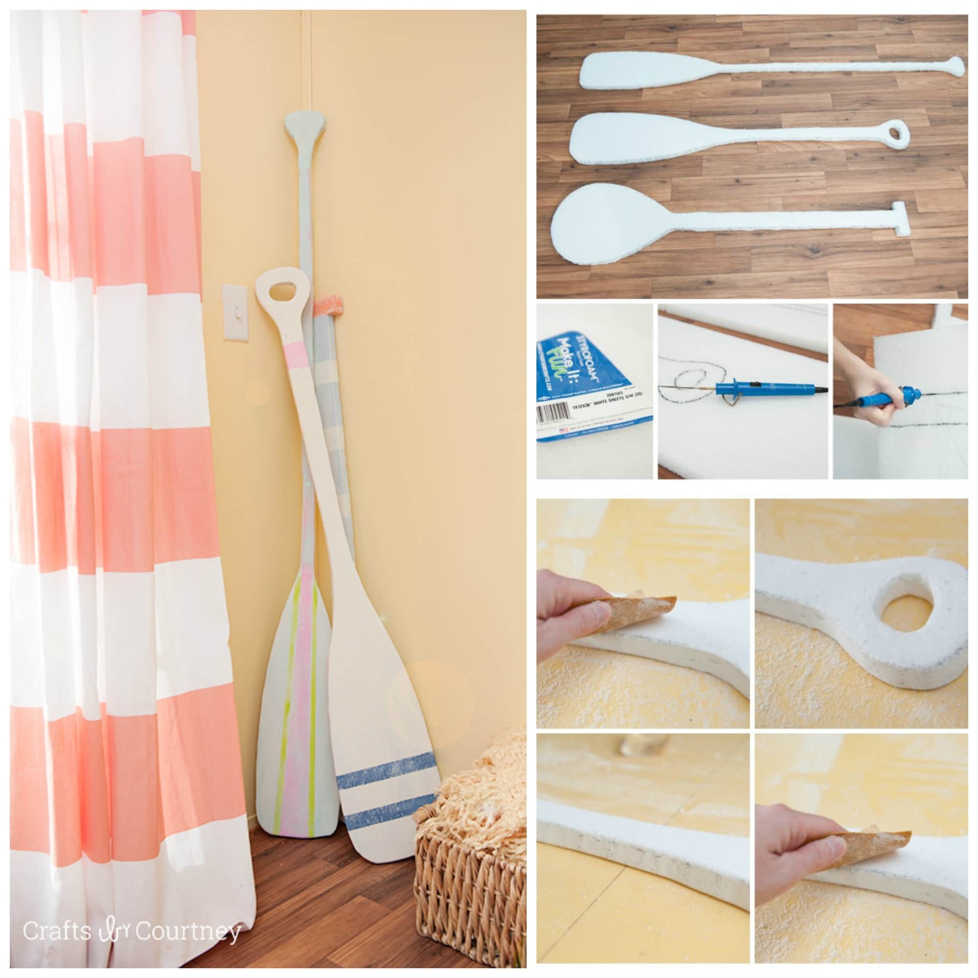 DIY Foam Oar Craft