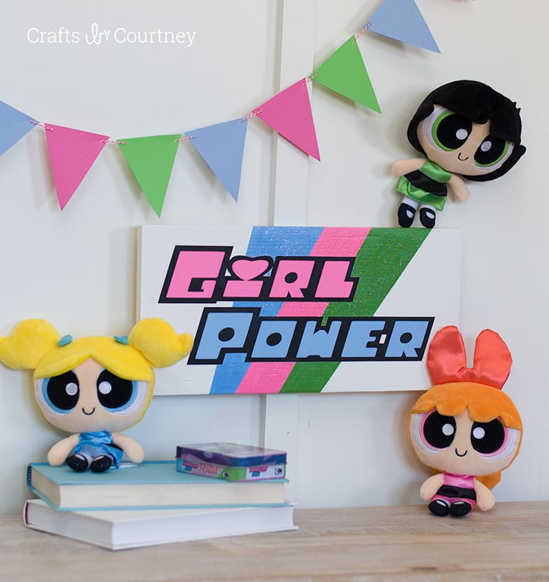 DIY Powerpuff Girls Craft