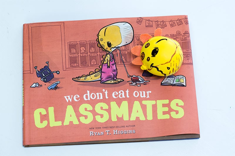 DIY Stress Ball - We Don't Eat Our Classmates Book