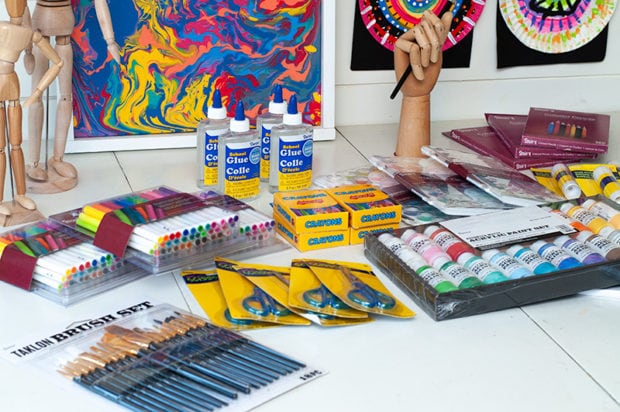 How to setup a Classroom or Art Room Organization