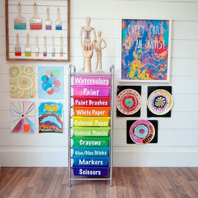 How to setup a Classroom or Art Room Organization