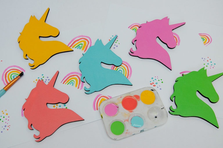 DIY Rainbow Unicorn Craft