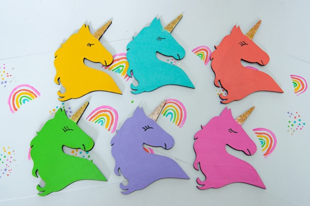 DIY Rainbow Unicorn Craft