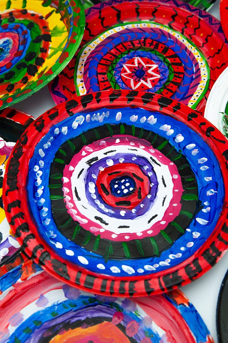 How to Setup Paper Plate Painting with an Art Club