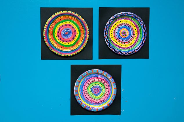 How to Setup Paper Plate Painting with an Art Club