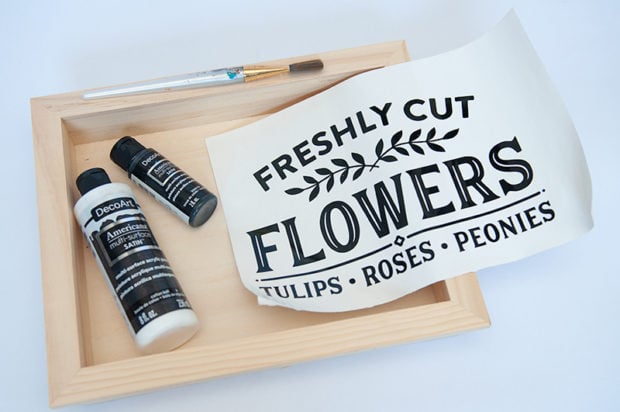 How to Make a Spring Flower Shop Sign