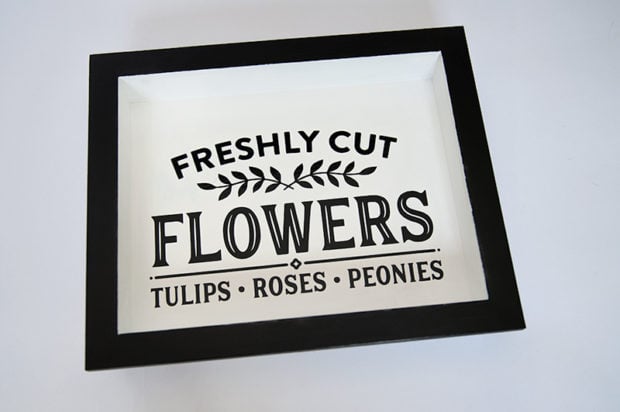 How to Make a Spring Flower Shop Sign